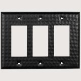 Monarch Abode, Hand Hammered, Decorator Rocker Wall Plate Cover, 2 Gang ...