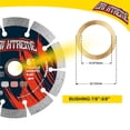ORIXTREME 6 Inch Diamond Saw Blade 5Pcs, Segmented General Purpose ...
