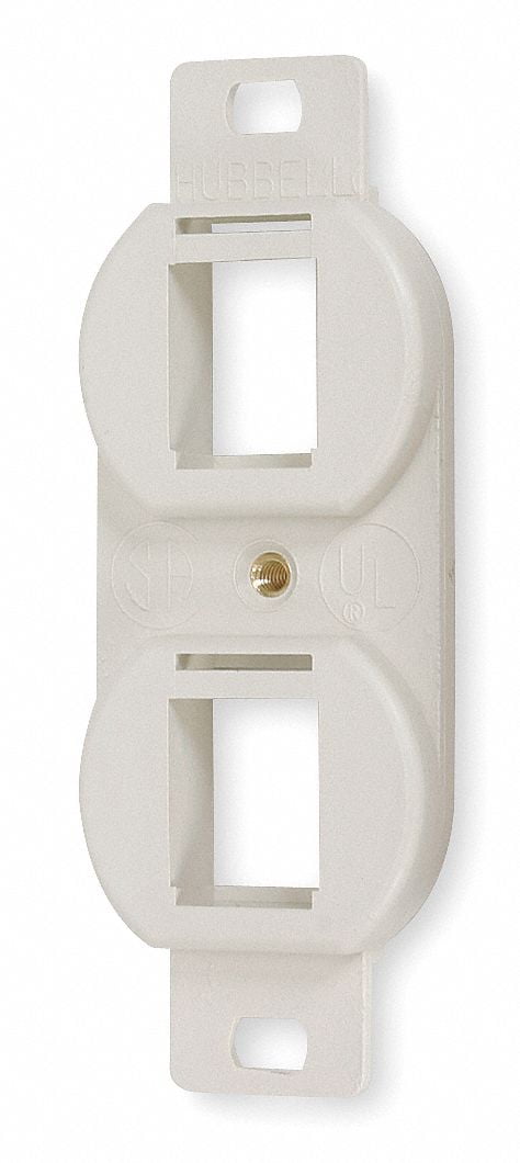 Hubbell Premise Wiring Outlet Frame,2P,Flush Keystone Mounting BR106C ...