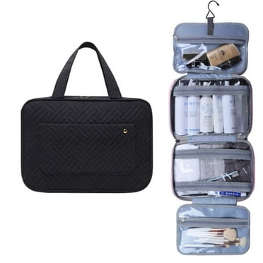 Modella Travel Zip and Carry Cosmetic Bag Weekender, Black - Walmart.com