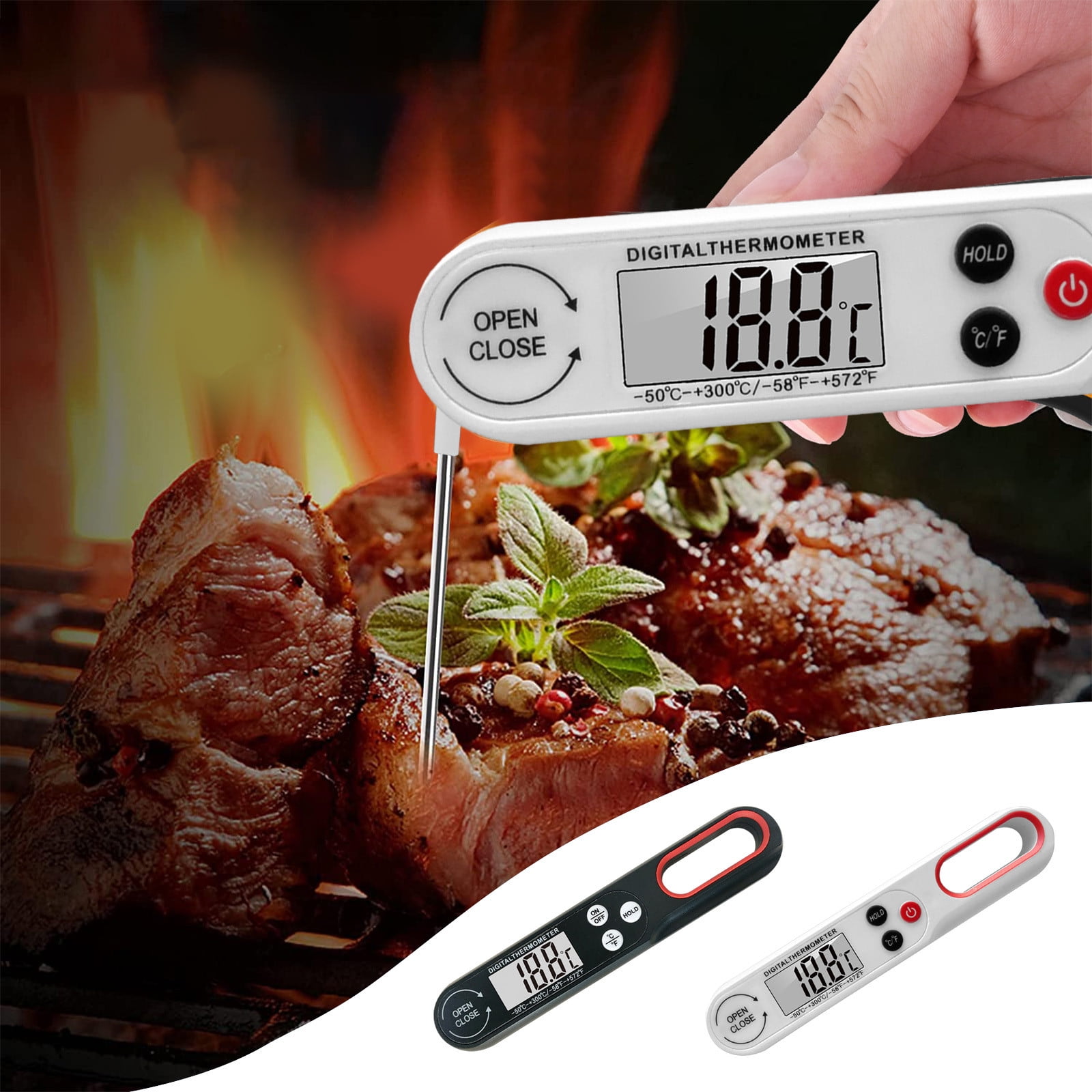Click here for Blaxill Digital Instant Read Meat Thermometer For... prices