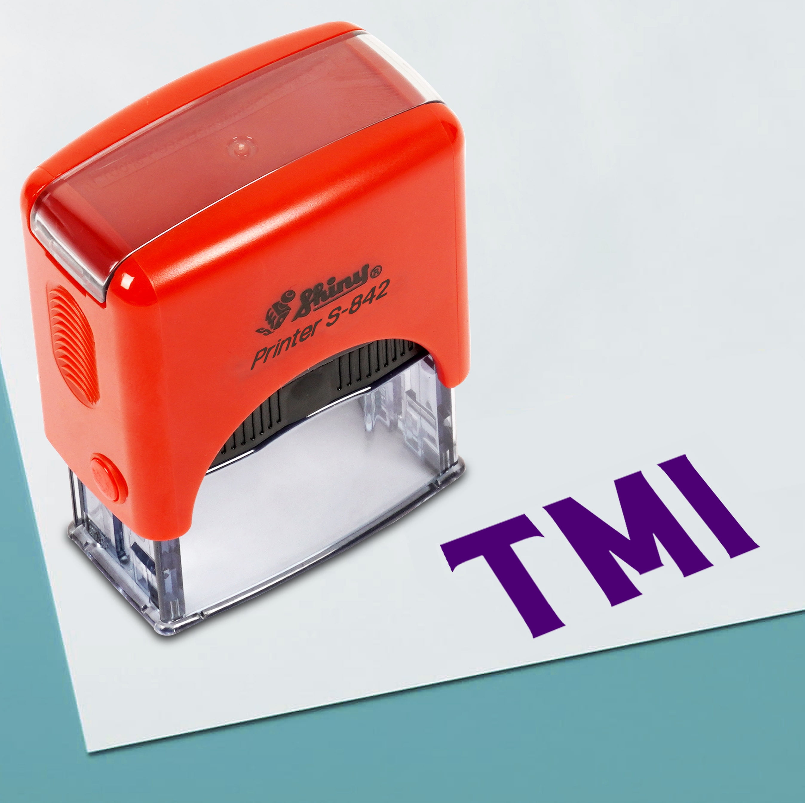 Printtoo Tmi Self Inking Rubber Stamp Pre,Inked Office Stamp, Home ...