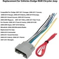 RED WOLF Car Stereo Radio Wiring Harness & Antenna Adapter Cable Plug ...