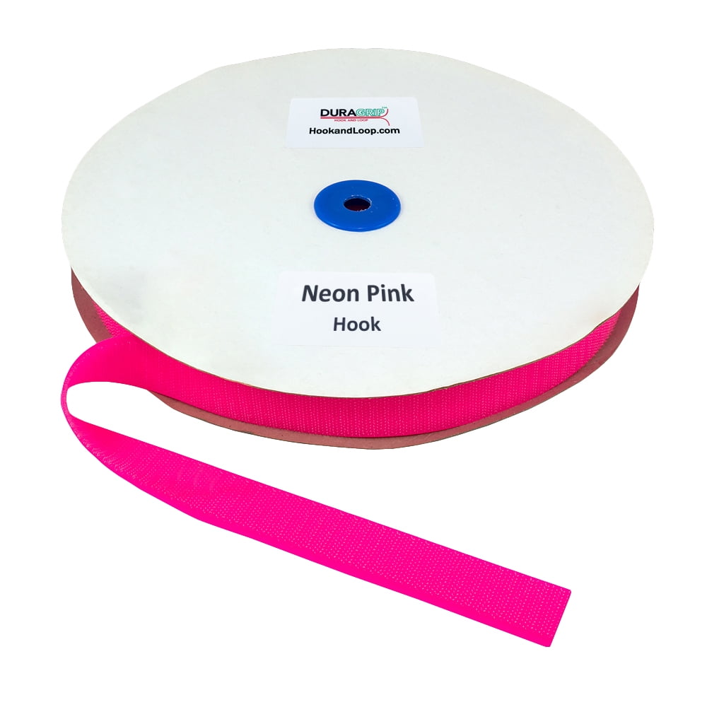 DuraGrip® Brand - 1" Neon Pink Hook Sew-On - Walmart.com