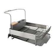 Kitchenaid Stainless Steel Wrap Compact Dish Rack in Satin Gray ...