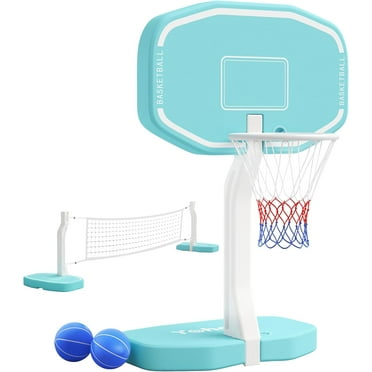 Dunn Rite PoolSport Stainless Combo: Portable Pool Volleyball Net ...