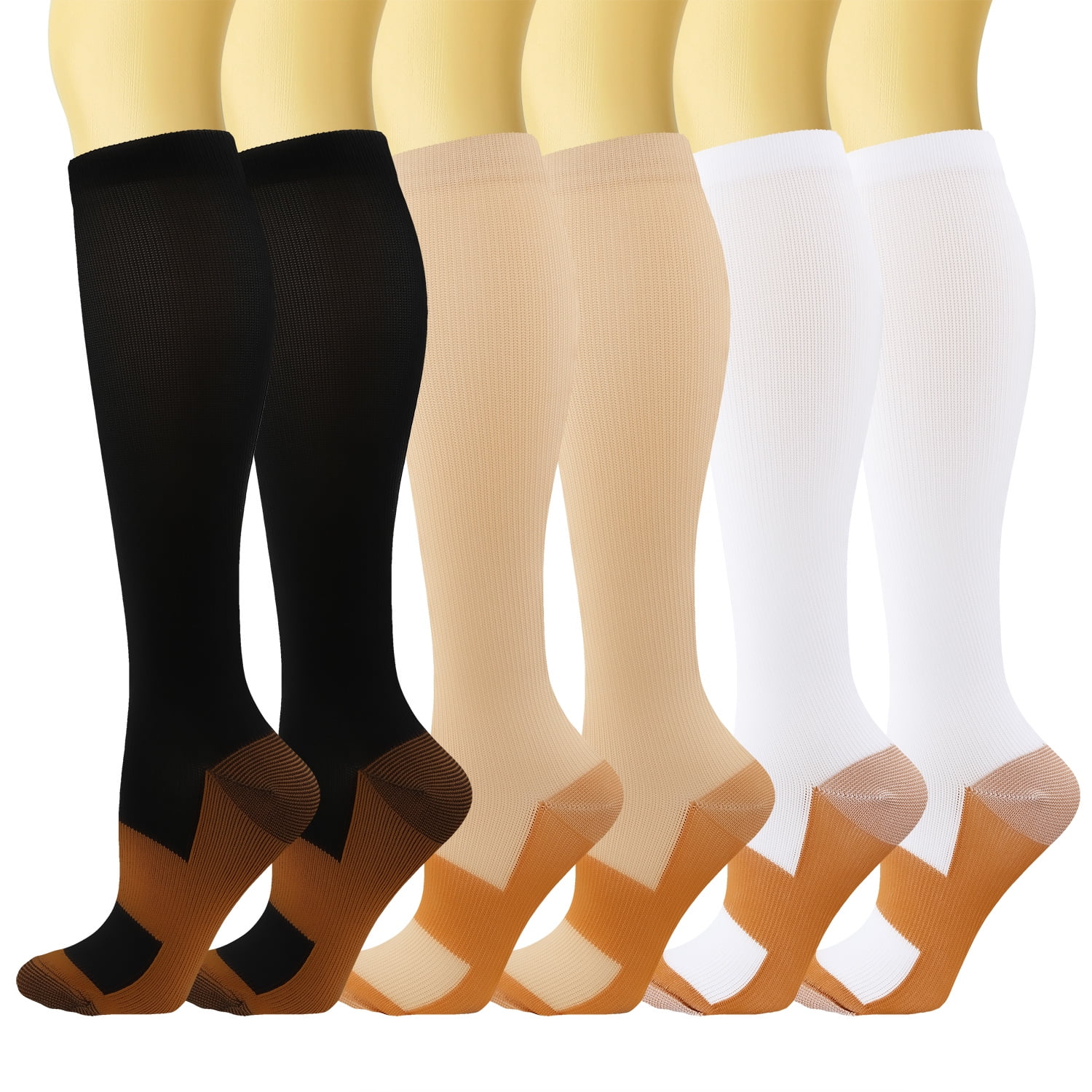 Medical Compression Socks for Women & Men Circulation 15-20 mmHg, Best ...