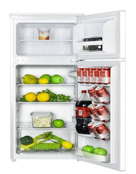 Magic Chef Door Mini Fridge In Stainless Look With Freezer , 59% OFF