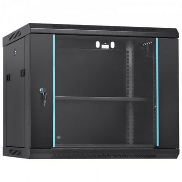 NavePoint 4U Server Rack, Vertical/Horizontal Wall Mountable Rack with ...