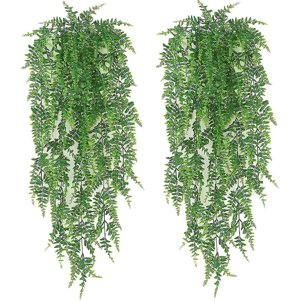 2 Pieces 1.22m Artificial Plants Hanging Hanging Plants Artificial ...