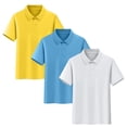 Afuyipoi 3-PC Boys Girls School Uniform Polos (For 3-17), Short Sleeve ...