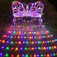Bibana 200 LED 9.8ft x 6.6ft String Lights Net for Christmas & Parties ...