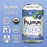 Humm Kombucha, Zero Sugar Drink, Keto, Variety 16 Pack, 12 oz Cans ...