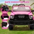 12V Dodge RAM 2500 Blue Kids Electric Car with Remote, Music & USB Port ...