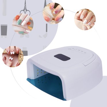 Cordless UV LED Nail Lamp, 60W Gel Dryer with Auto Sensor & Timer ...
