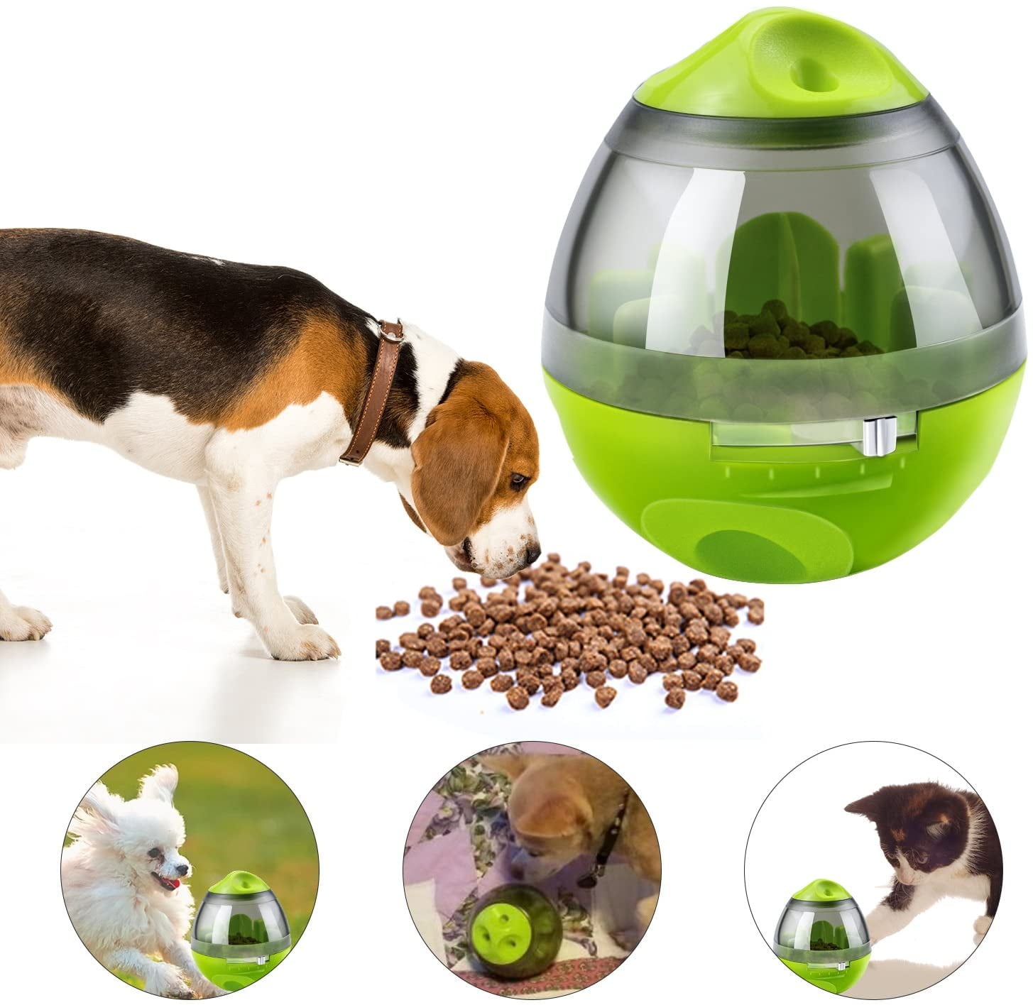 Dog Food Ball, Dogs Cats Snack Ball Food Ball Dog Toys Snack Balls ...