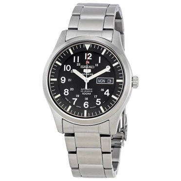 Seiko 5 Automatic Grey Dial Stainless Steel Men's Watch SNKL19 ...