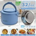 JUNCHI-Electric Lunch Box, 32 oz Portable Food Warmer Heater, Lunch ...