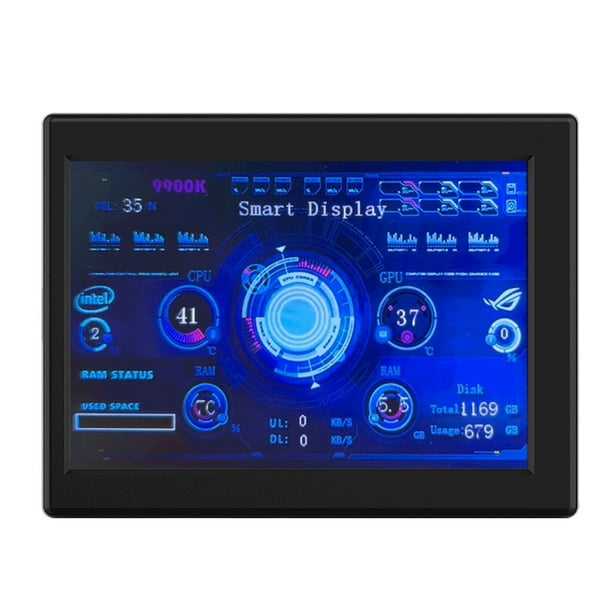 3.5 Inch IPS Monitor Display Computers Monitor CPU GPU Monitoring Sub ...