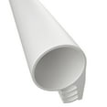 TMH Pure Silicone Kerf Weatherstrip for Doors, Bulb/Ring Shape, White ...