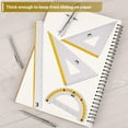 Mr. Pen- Geometry Set, Yellow Stripes, 4 Pack, Metal Geometry Kit ...