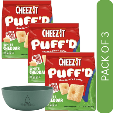 Wise Foods White Cheddar Cheese Doodles Baked Puffs 8.0 oz. Bag (3 Bags ...