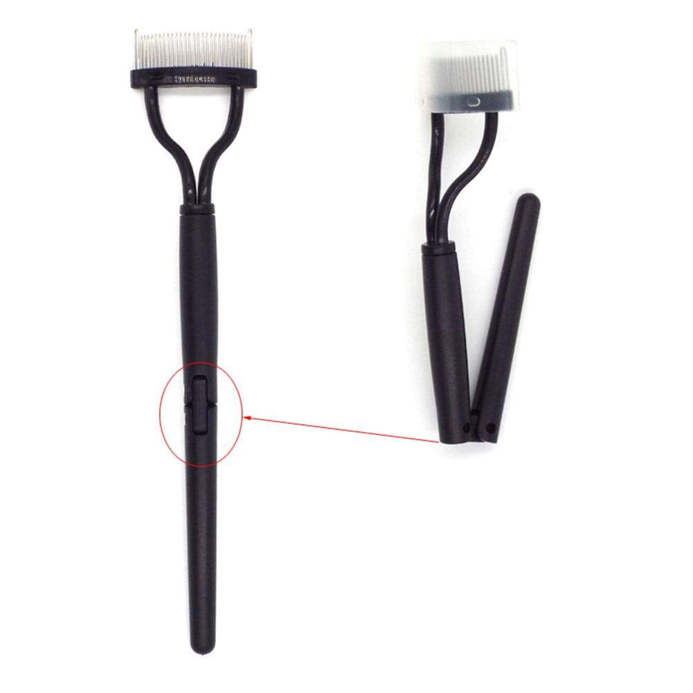 Stainless Steel Eyelash Comb,Portable Folding Eyelashes Separator ...