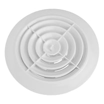 Round Air Vent Ceiling Diffuser Adjustable ABS Ventilation Grille Cover ...