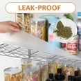 Pantry Shelf Liners for Wire Shelving: 13 Inch Wide Clear Waterproof ...
