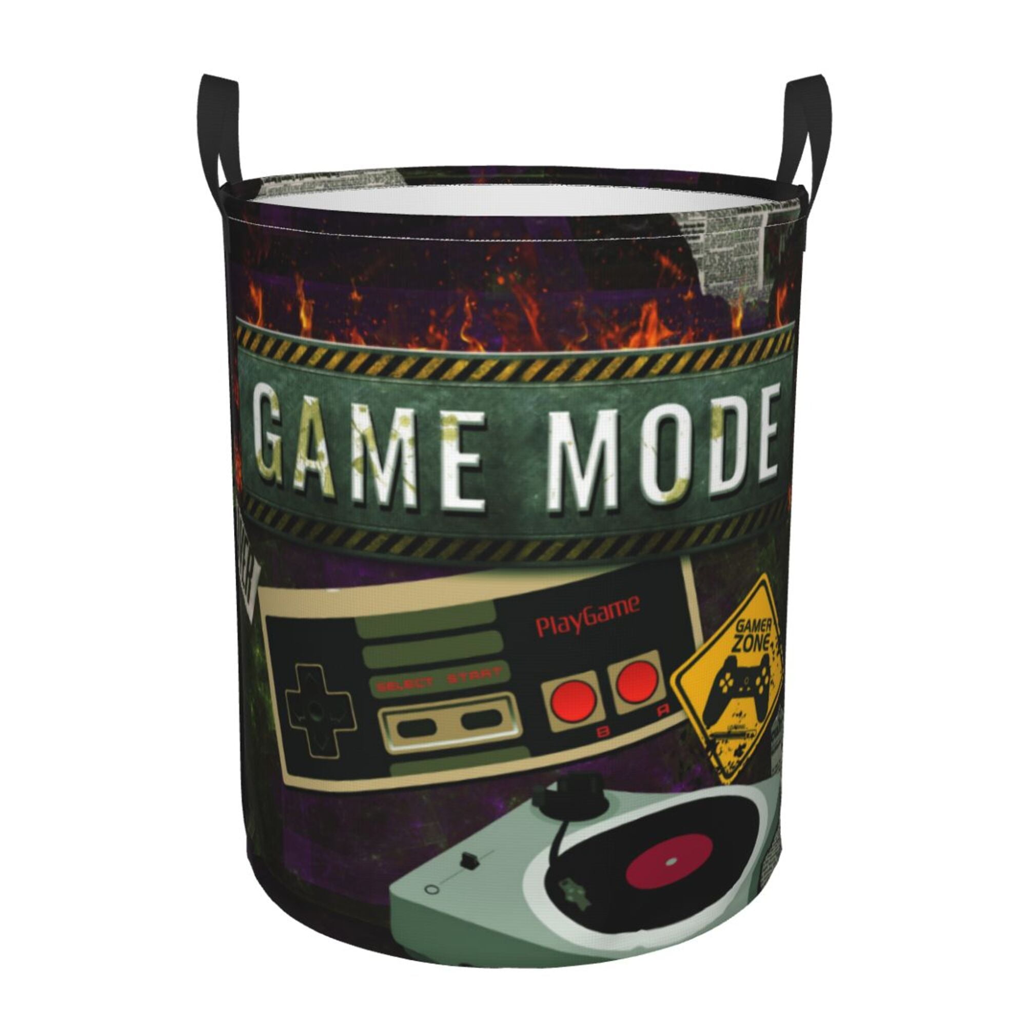 LNWH Laundry Basket, Gamer Game Difficulty Foldable Laundry Hamper With ...