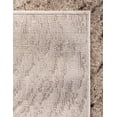 Unique Loom Oasis Collection Area Rug - Wave (6' x 9' Rectangle Brown ...