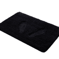 Yafa Home Fashion 1 Piece Solid Microfiber Soft Bathroom Rug , Non-Slip ...