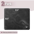 12.5"x 10.5", 2 Pack, Black Pattern, Laptop and Computer Gaming, Anti ...