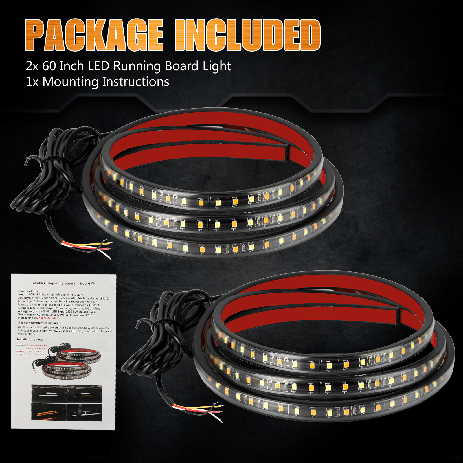 Onki Lighted Running Boards | Shelly Lighting