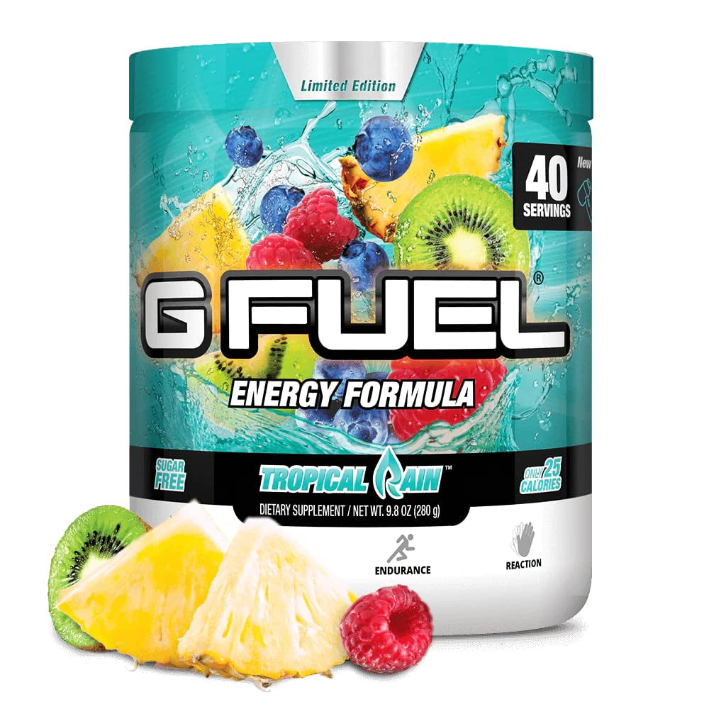 Gamma Labs G Fuel Tropical Rain Energy Powder, Sugar Free, Clean ...