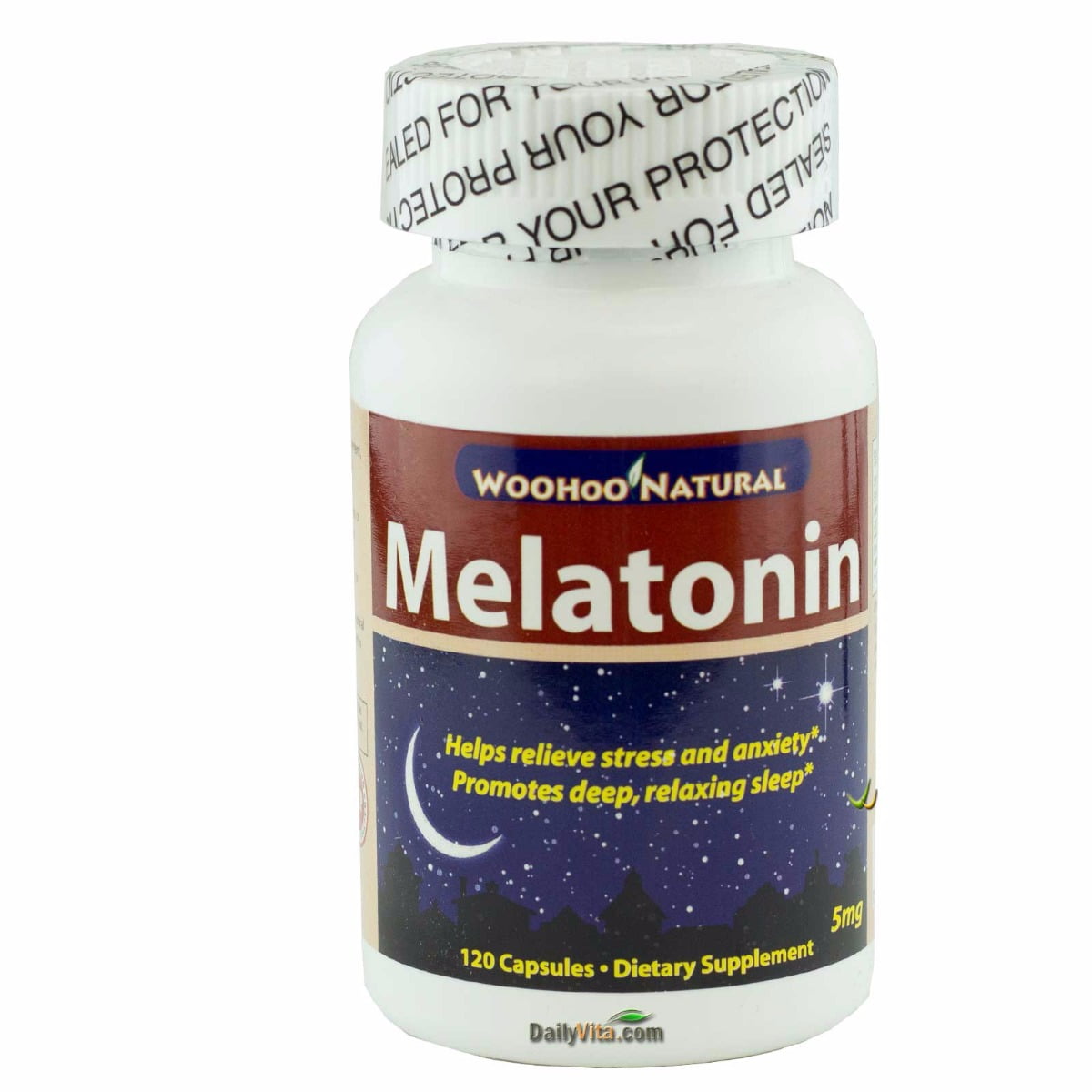 Melatonin 5 mg - 120 Capsules - Walmart.com - Walmart.com