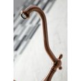 Kingston Brass Ks124.Pxbs Heritage 1.8 GPM Widespread Bridge Kitchen Faucet - Copper - Walmart.com