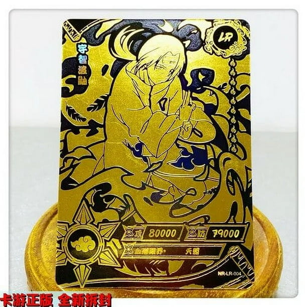 Tarjeta KAYOU genuina Naruto LR, tarjeta de colección Bronzing Madara ...