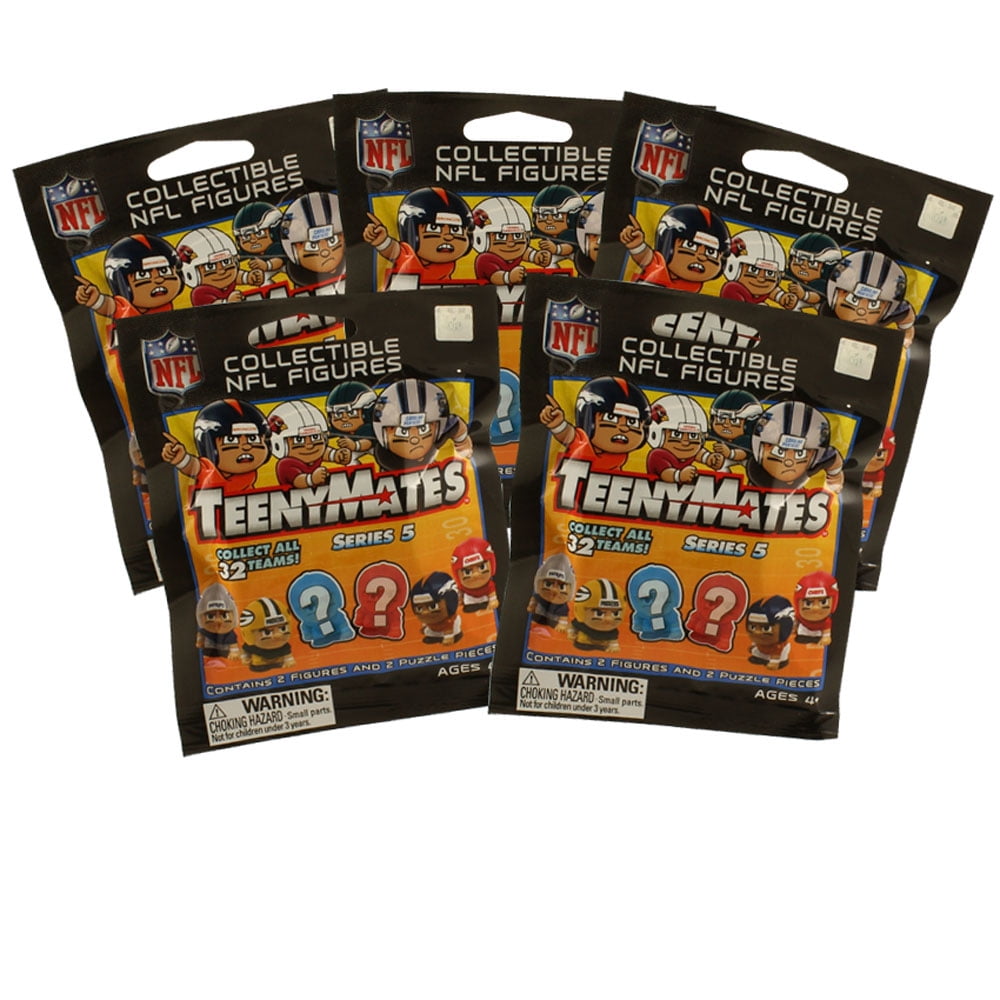 Teeny Mates - NFL Series 5 Linemen - FOOTBALL PACKS (5 Pack Lot ...