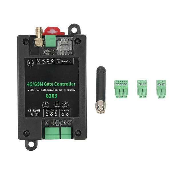 LLC G203 GSM Gate Opener 3G 4G Garage Door Access Remote Controller ...