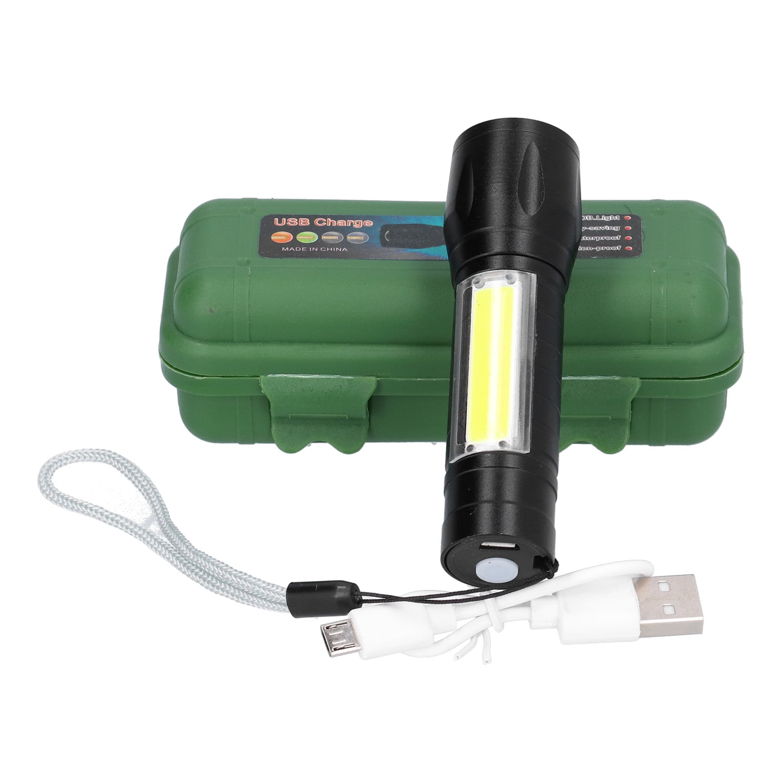 Linterna con zoom conveniente para usar linterna impermeable para ...