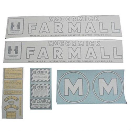McCormick Farmall Decal Set M Vinyl fits International M - Walmart.com