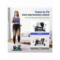 Mini Steppers For Exercise, Twist Stepper With Resistance Bands, 330LBS ...