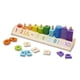 Melissa & Doug Wooden Counting Shapes Stacker, 66 Pieces - Walmart.com