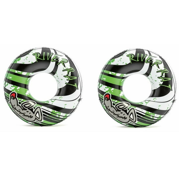 INTEX River Rat Inflatable Floating Tube Raft 68209E 2-Pack - Walmart.com