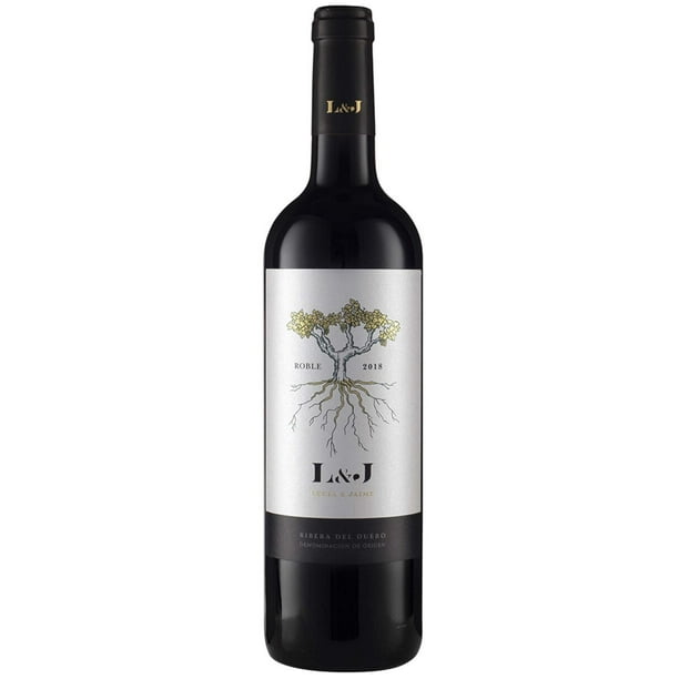 Pack de 6 Vino Tinto L & J Roble de 750 ml Genérico Roble | Bodega ...