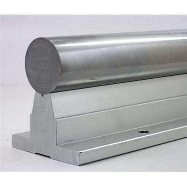 INTSUPERMAI Aluminum Cylindrical Guide Linear Slide Rail Supported ...