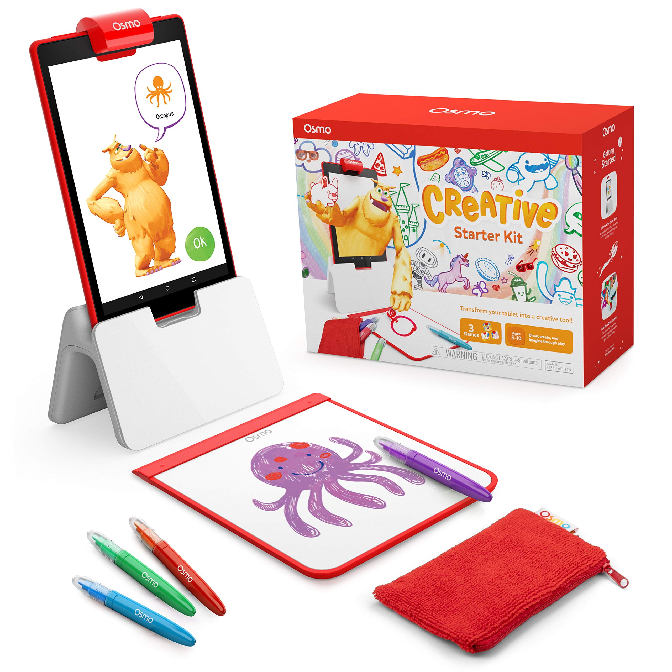 Osmo Creative Starter Kit - 3 Educational STEM Games for Ages 5-10 ...