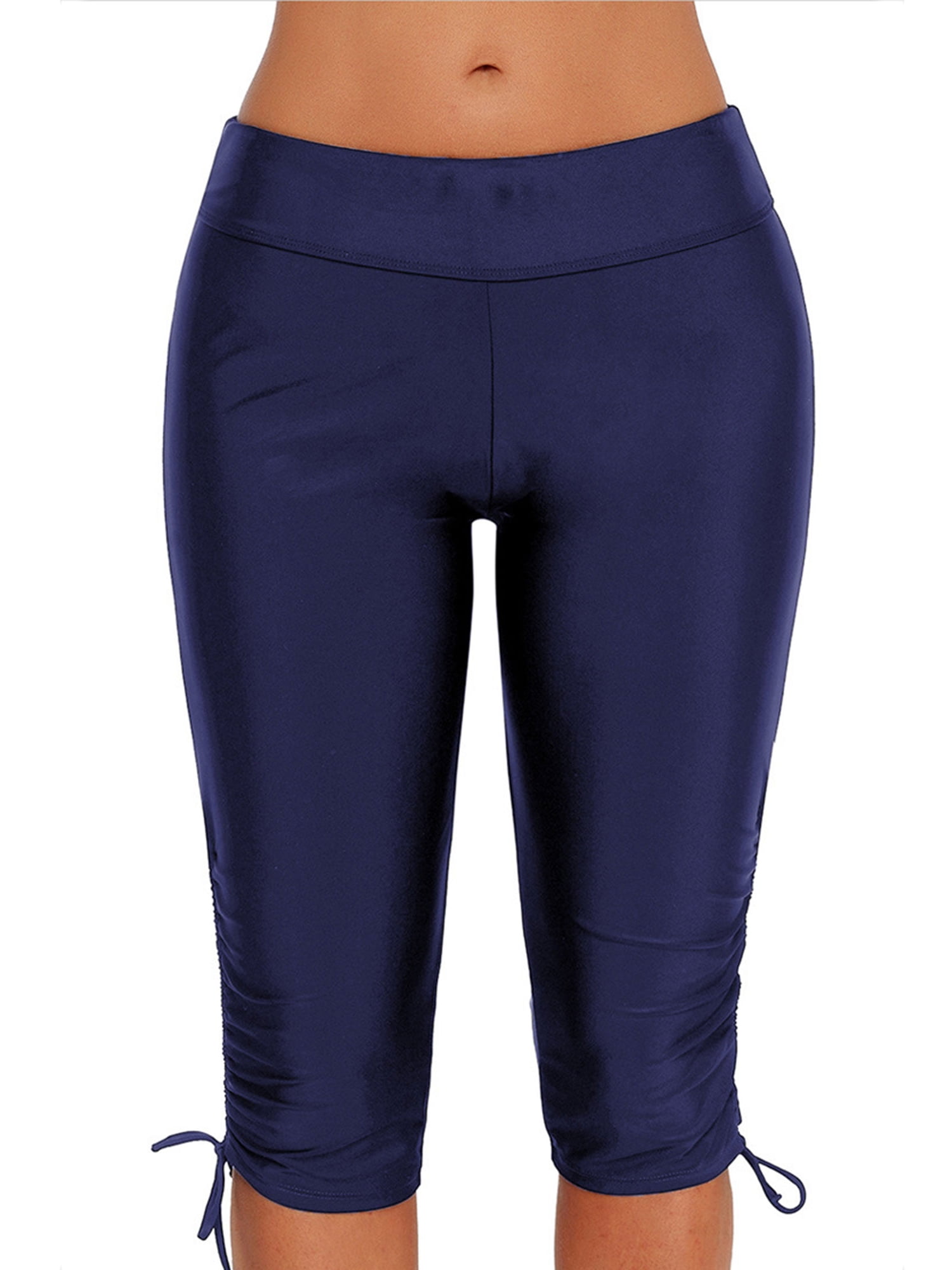 Sayfut Sayfut Women Classic Knee Length Pants High Waist Swimsuit