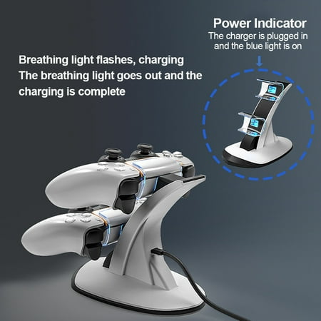 Game Controller Charger Dual Docks Gamepad Controller Charging Charging ...